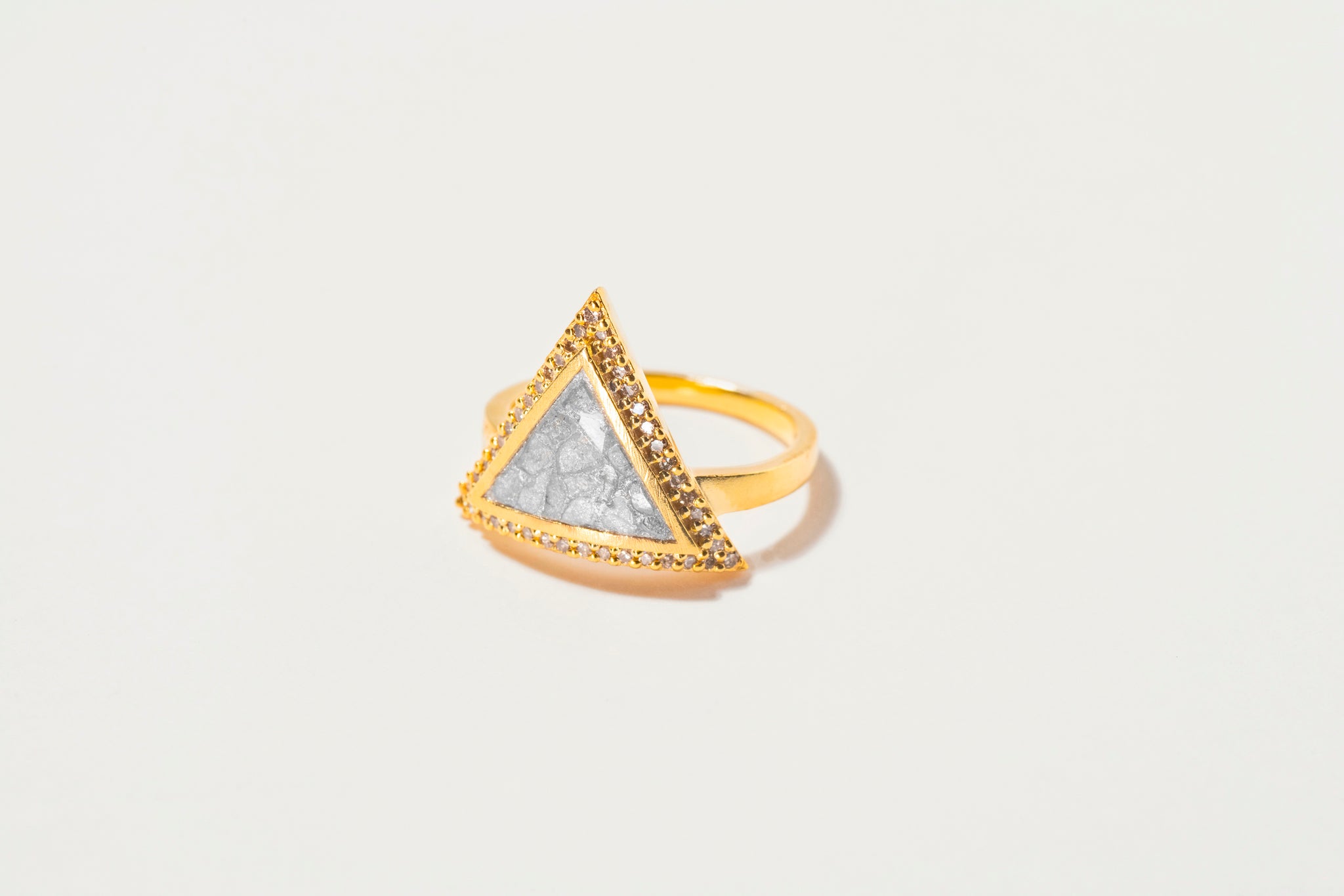 18K Gold Vermeil Diamond Daniela Statement Ring