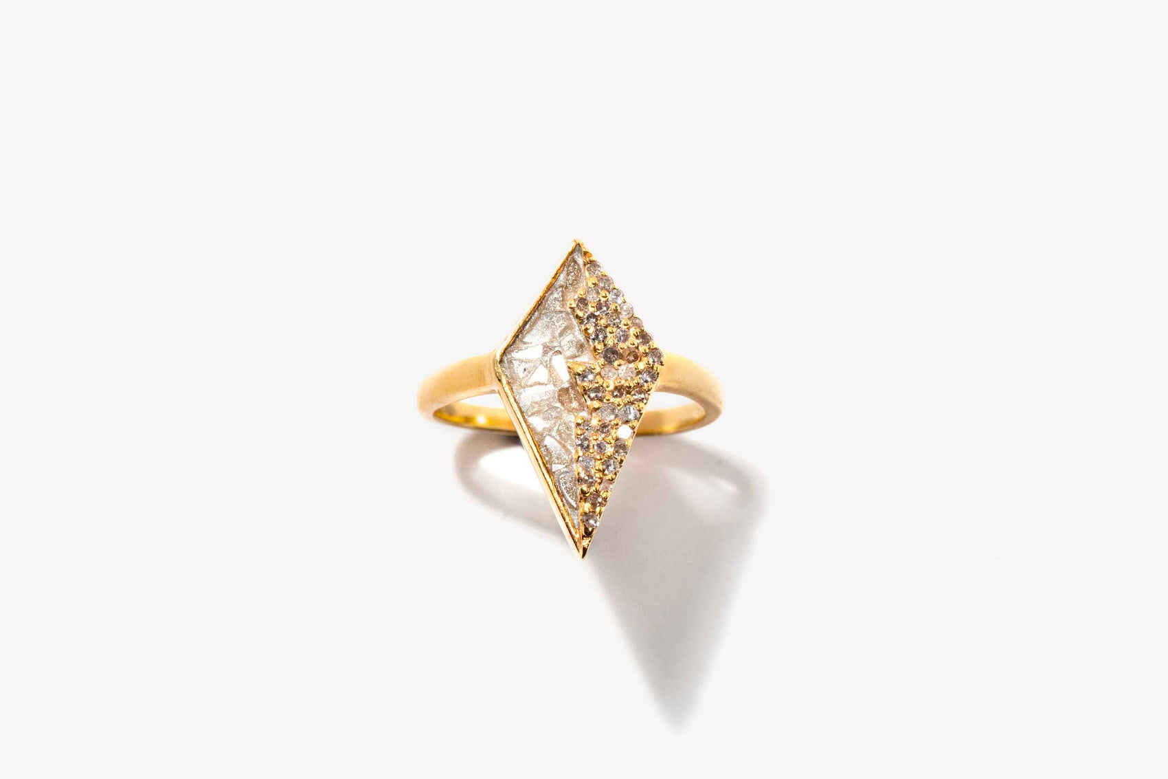 18k Gold Diamond Meera Ring