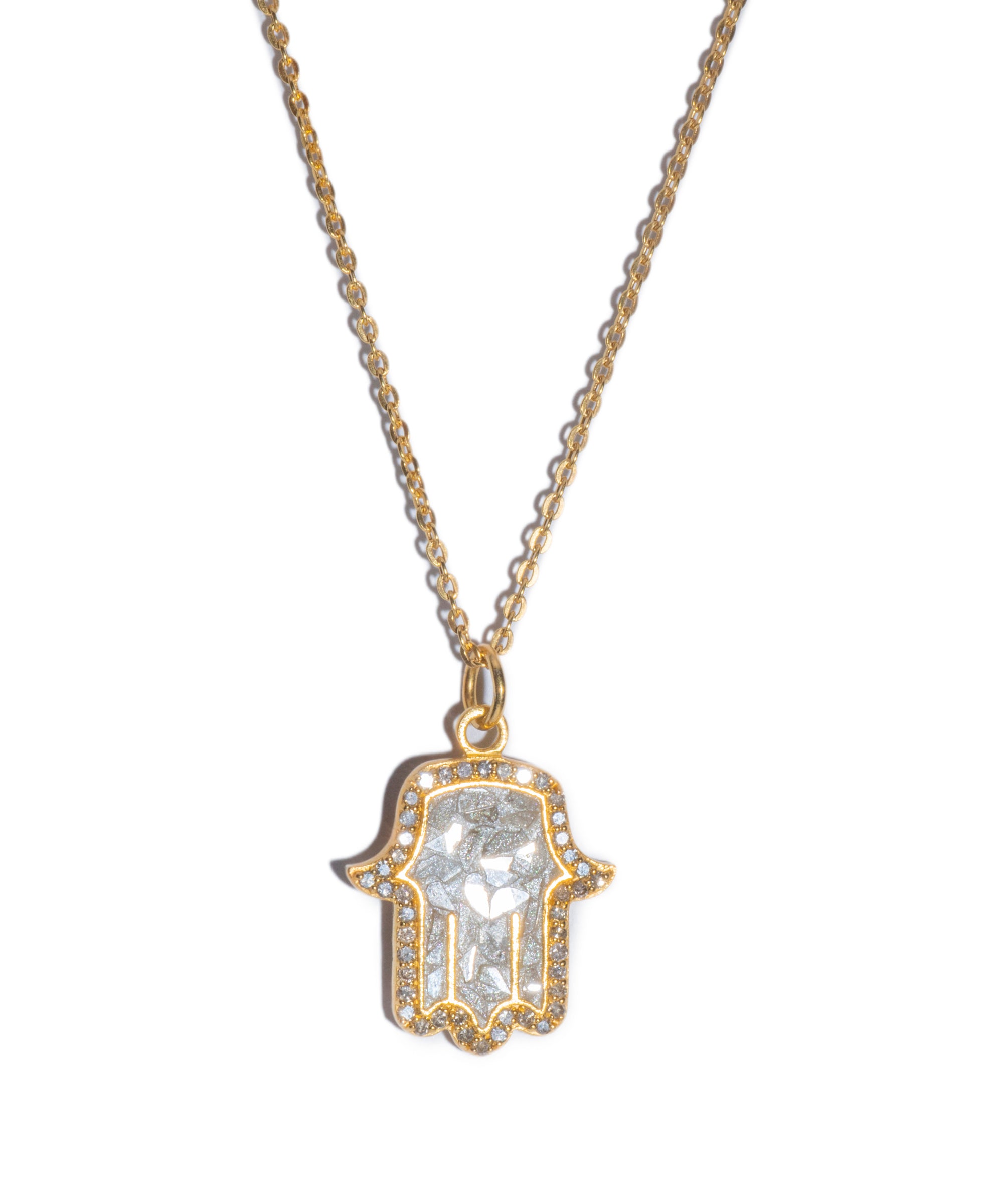 18k Vermeil Gold Hamsa Amulet Pendant – Shana Gulati Jewelry